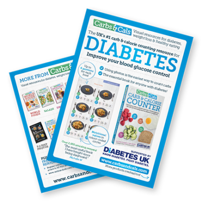 Carbs & Cals | FREE Flyers for Healthcare Professionals