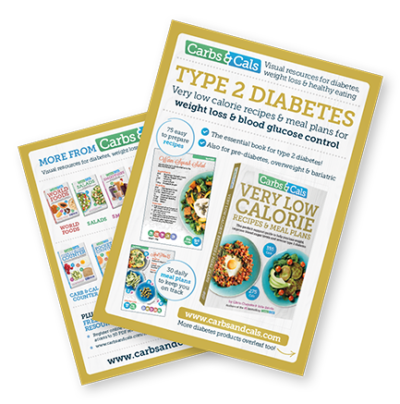 Carbs & Cals | FREE Flyers for Healthcare Professionals