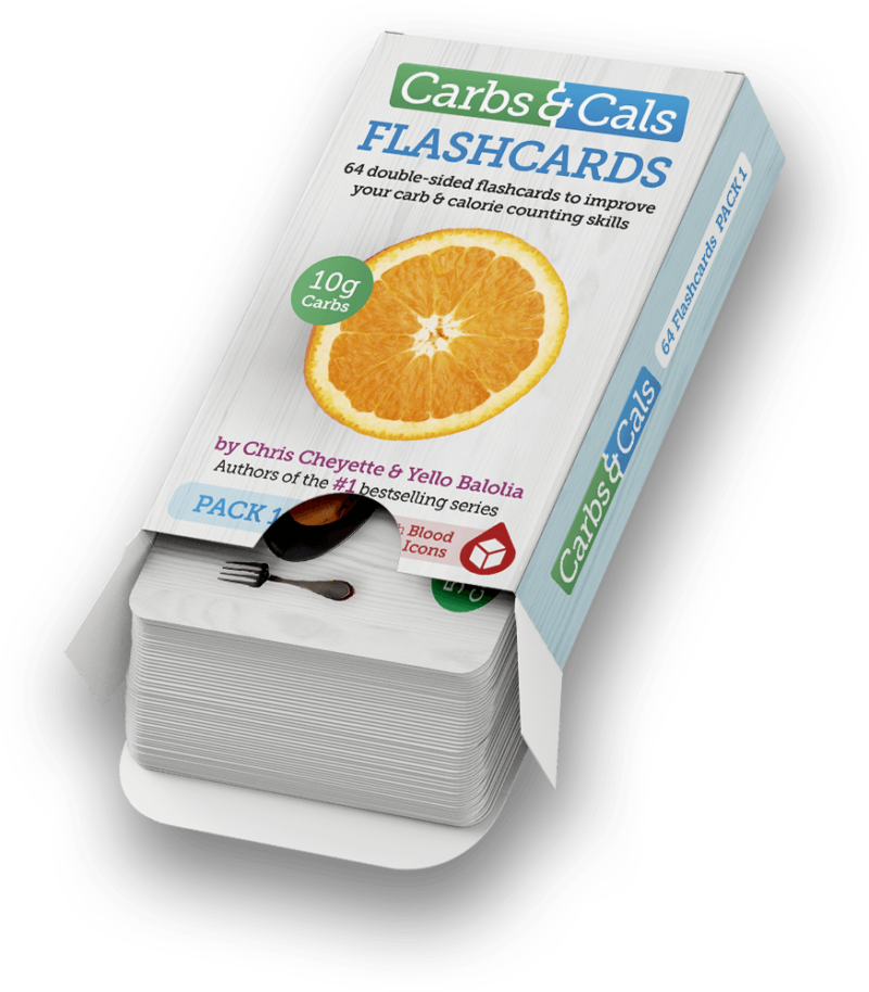 Carbs & Cals Books | Calorie Counting Food Flash Cards