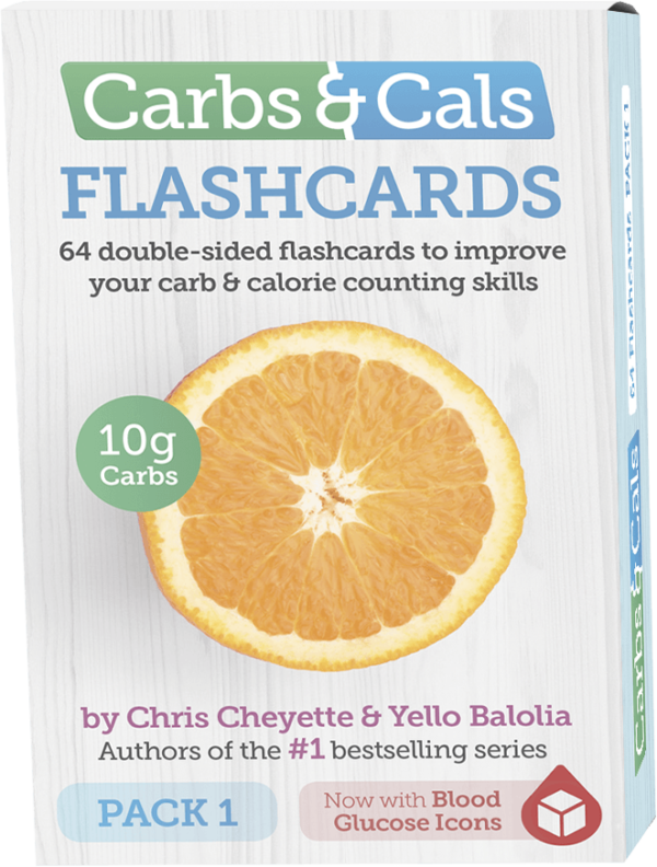 Carbs & Cals Books | Calorie Counting Food Flash Cards